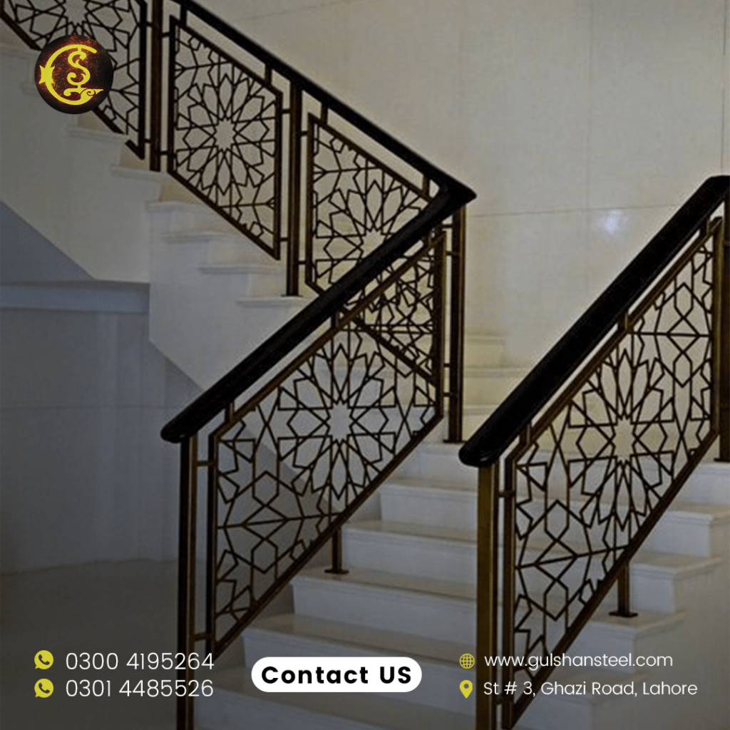 Modern CNC railing - Gulshan Steels