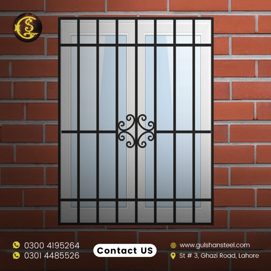 Wrought Iron Window Grill - Gulshan Steels