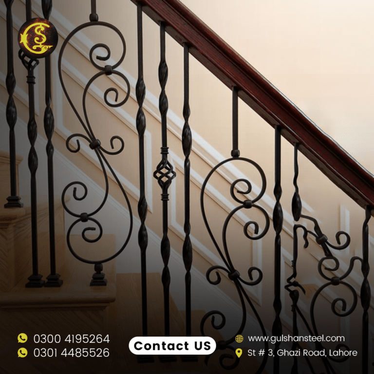 stairs railing design - Gulshan Steels