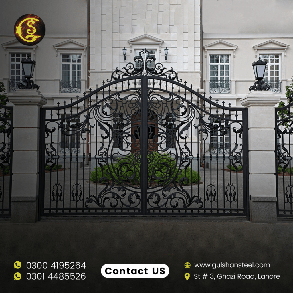 Iron entry gates - Gulshan Steels