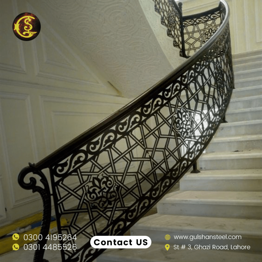 Stair CNC Railing - Gulshan Steels