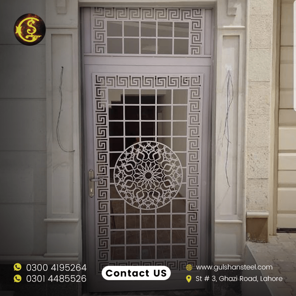 CNC main door fabrication - Gulshan Steels