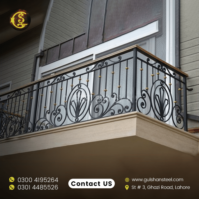 wrought iron Juliet balcony railings - Gulshan Steels