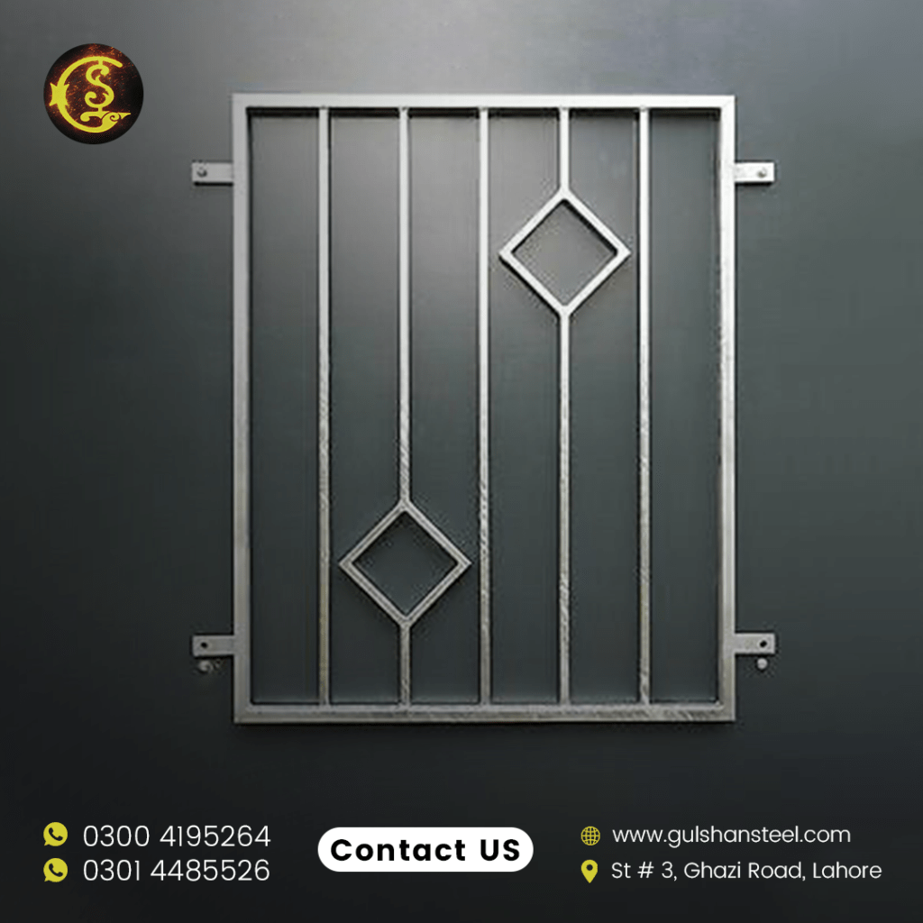 Wrought Iron Window Grill - Gulshan Steels