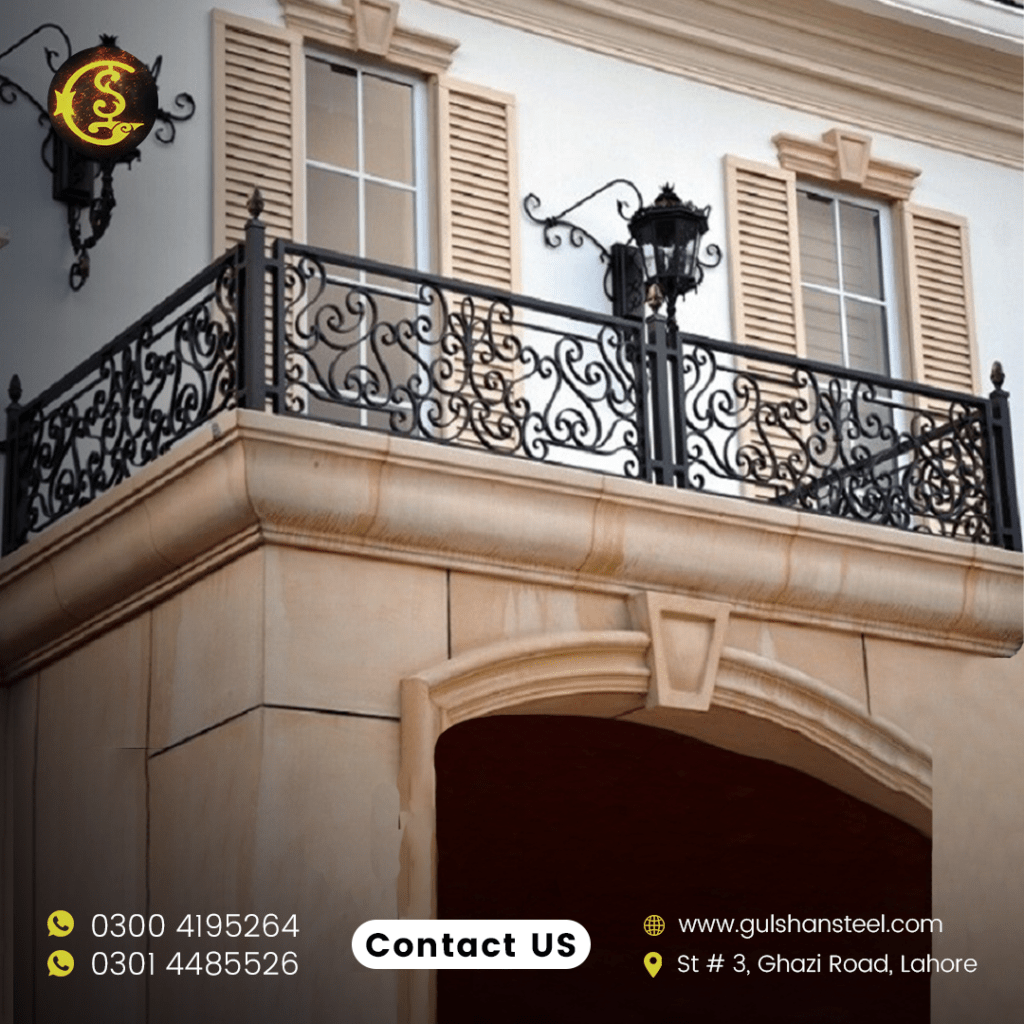 Small wrought iron balcony - Gulshan Steels