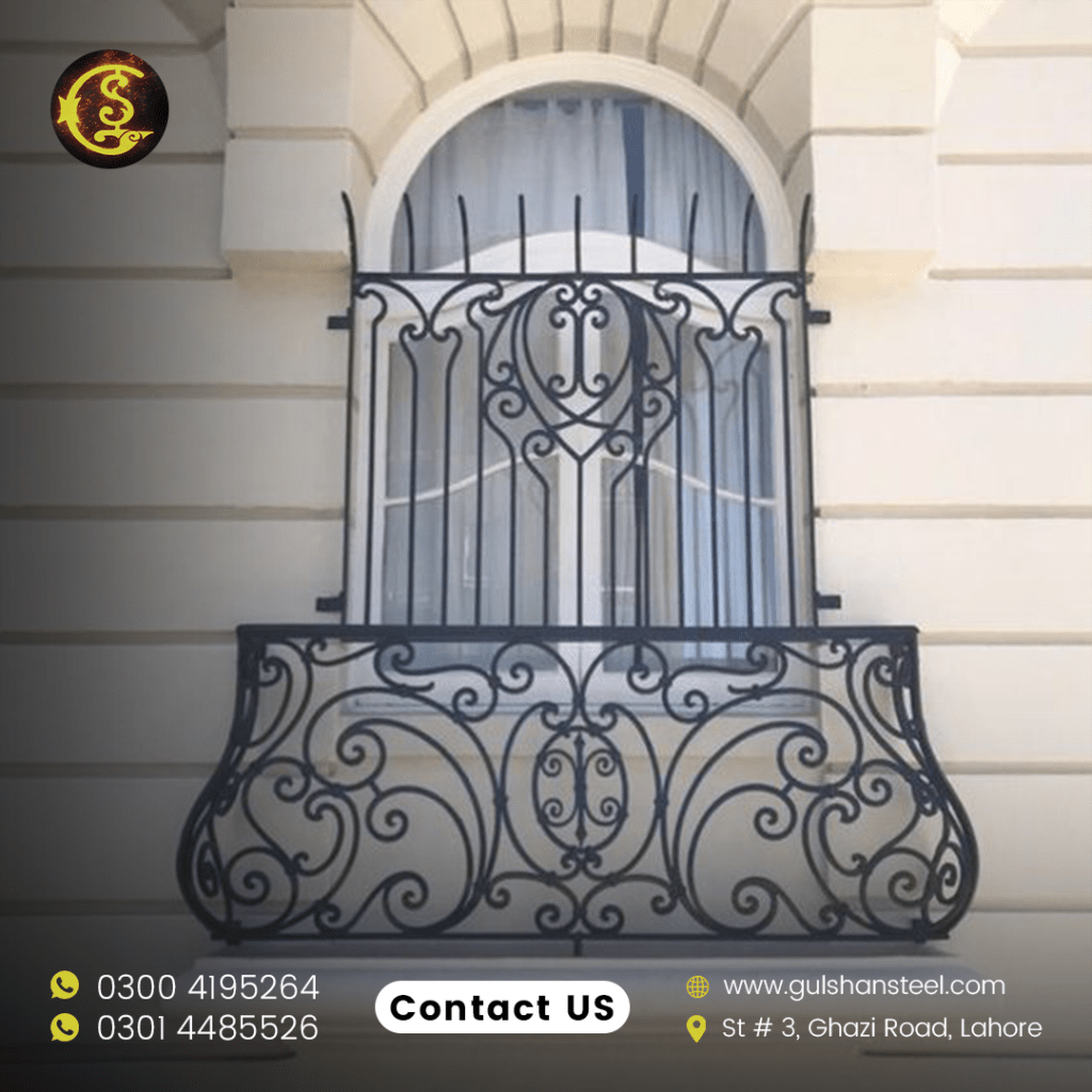 Wrought Iron Balcony in Islamabad - Gulshan Steels