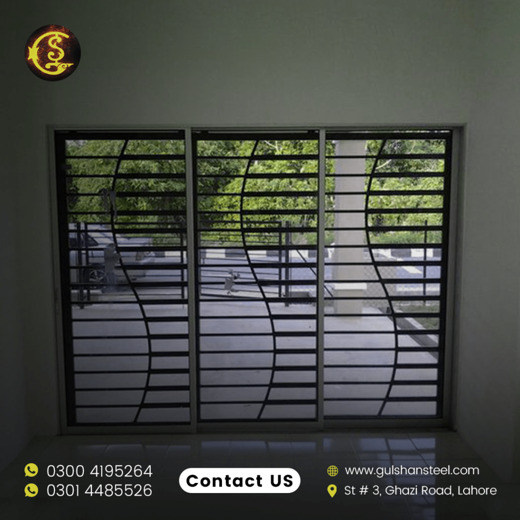 Wrought Iron Window Grill - Gulshan Steels
