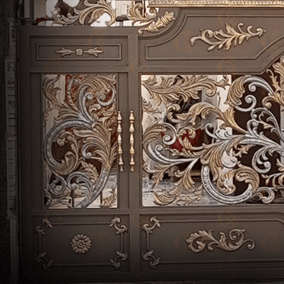 Silver Casting & Wrought Iron Main Gate