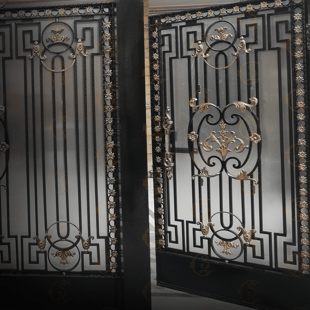 Versace Style Wrought Iron Main Gate
