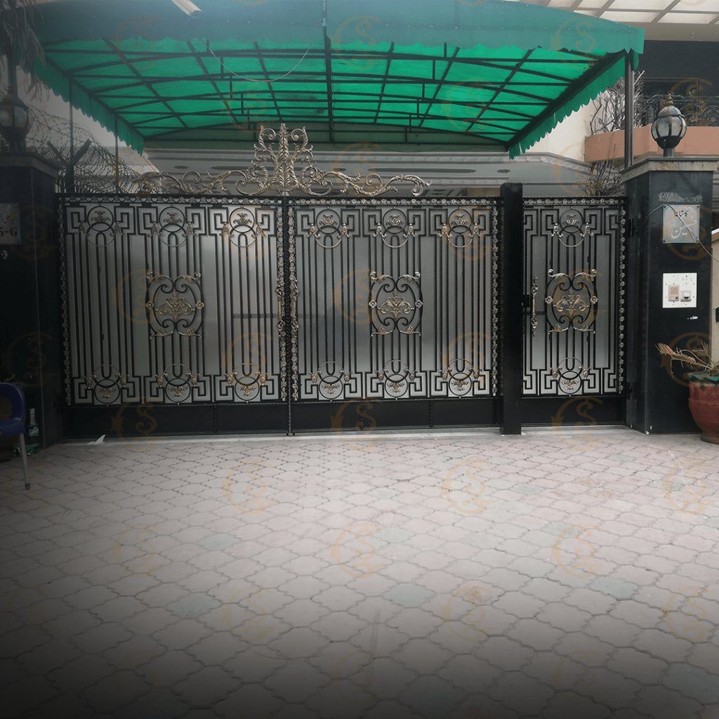 Versace Style Wrought Iron Main Gate